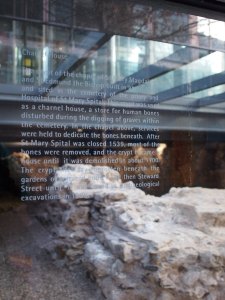 A medieval charnel house below the streets of Spitalfields – Flickering ...