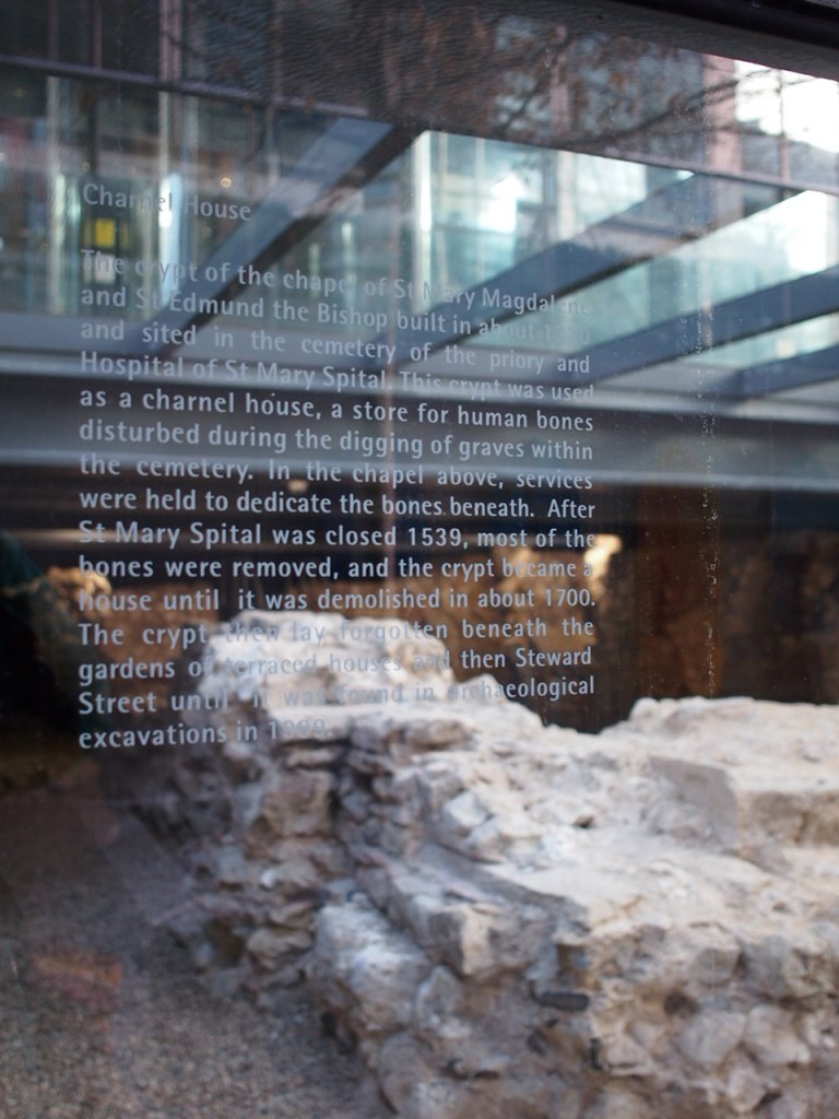 A medieval charnel house below the streets of Spitalfields – Flickering ...