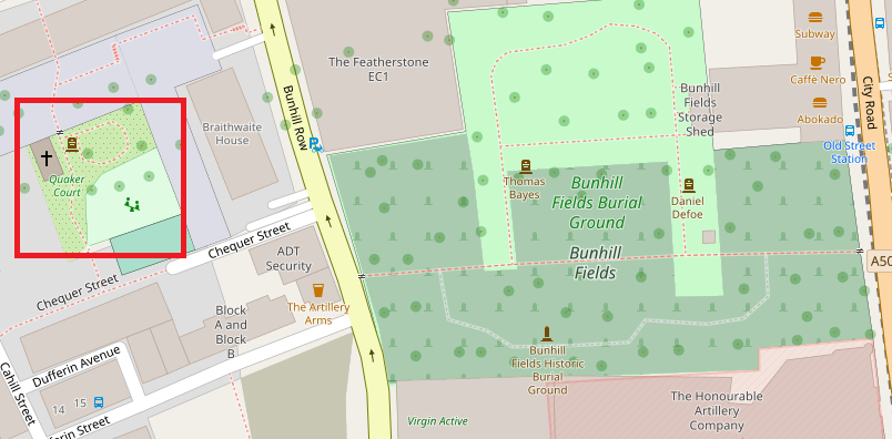 The lost burying-ground of London’s Quakers – Flickering Lamps